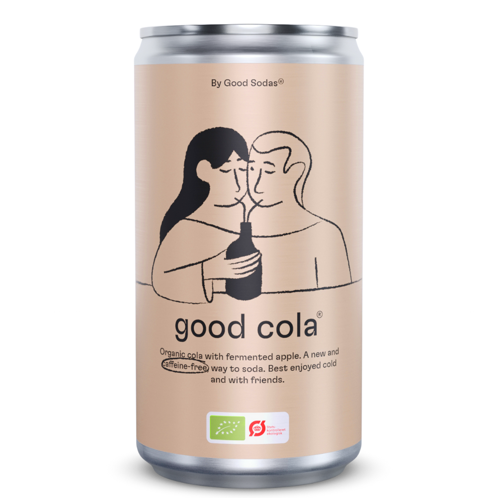 good cola™ | Organic caffeine-free cola with fermented apple – Good Sodas™